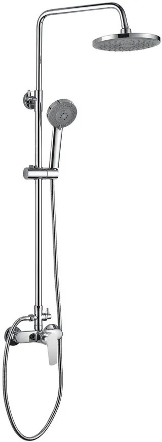 Aqualine Aqualine, LOTTA sprchový sloup s pákovou baterií, chrom, LT690