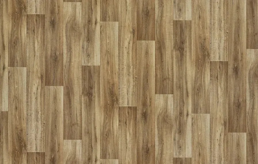 BEAULIEU PVC podlaha - lino POLARIS Lime Oak 631M - tmavé dřevo ŠÍŘKA: 4 m