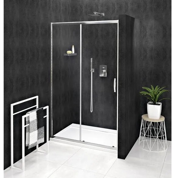Gelco Sigma Simply Sprchové dveře posuvné 130 cm, chrom/čiré sklo, GS1113