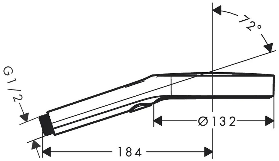 Hansgrohe Rainfinity, ruční sprchová hlavice 130, zlatá lesklá, 26864990