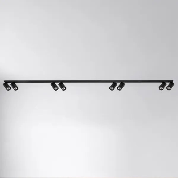 Brilagi - Bodové svítidlo SELE LONG 8xGU10/30W/230V černá