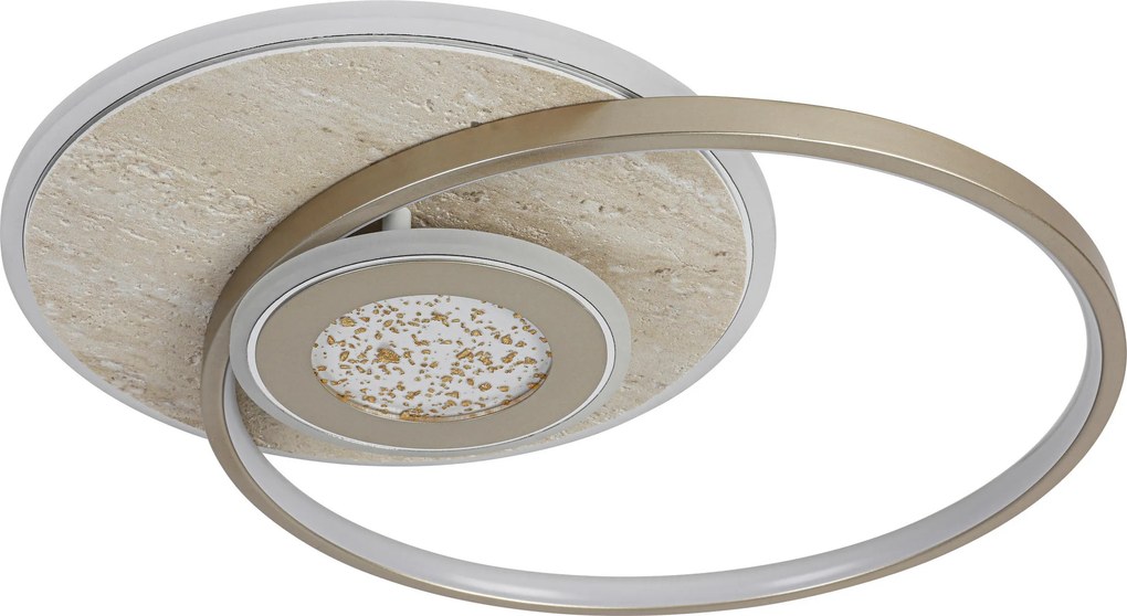 XXXLutz STROPNÍ LED SVÍTIDLO, 54,5/43/8 cm Novel - Stropní svítidla - 008227202601