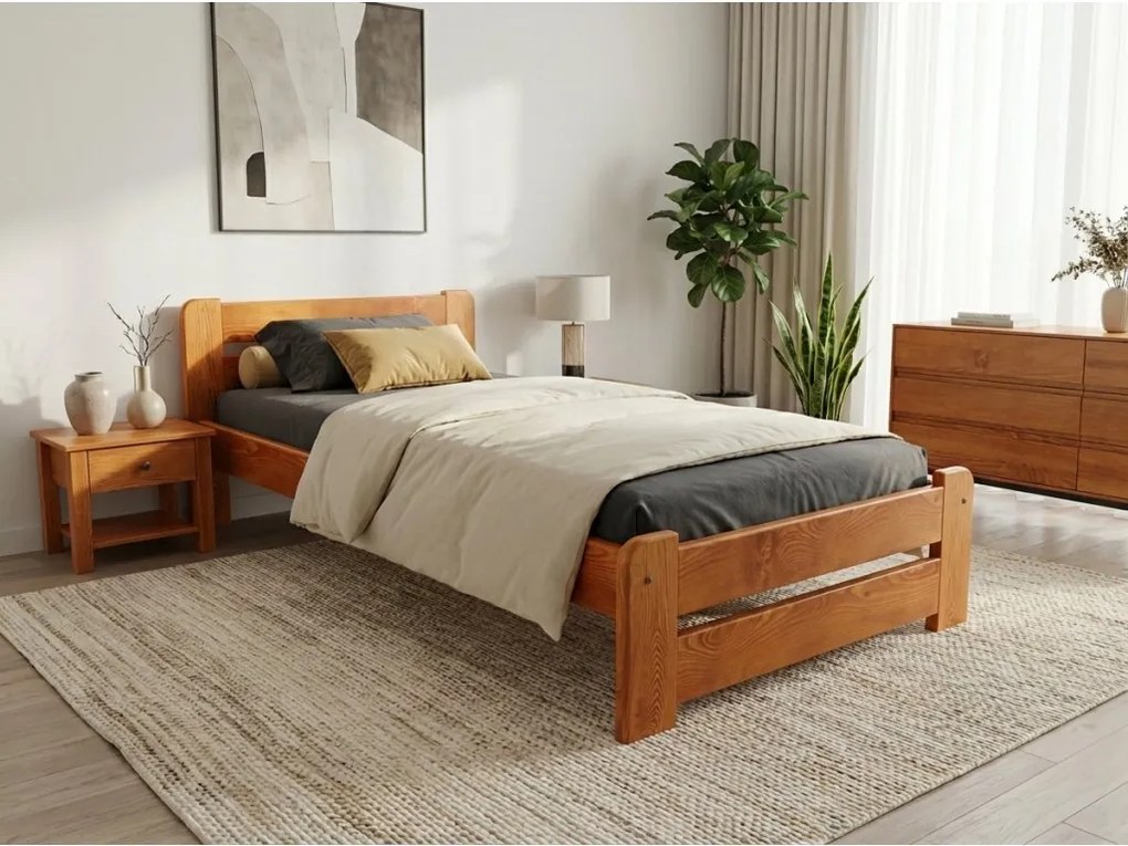 Postel Laura 80 x 200, olše Matrace: Matrace Sommera 18 cm