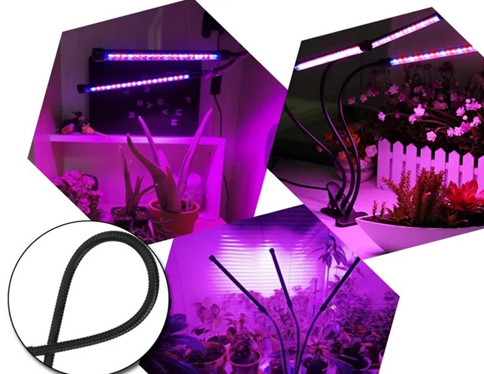 Verk 12279 LED Lampička pro pěstování rostlin 20 LED 2 panely 20 W