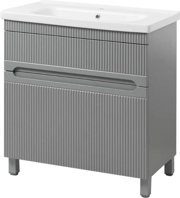 Lavedo Aria Grey 65 koupelnová skříňka s umyvadlem