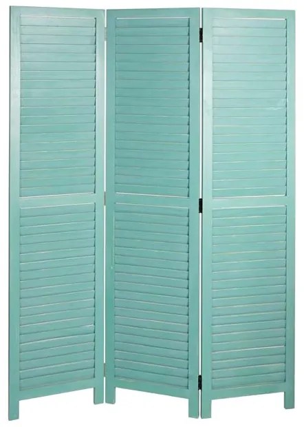 Paraván Shabby vintage C30 - 170 x 120 cm - Zelená