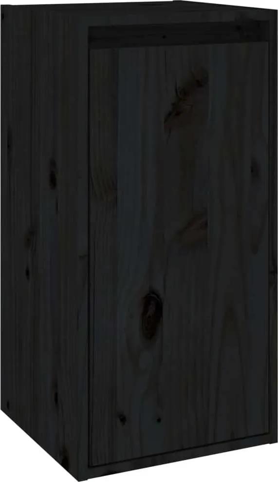 vidaXL TV skříňky 4 ks masivní borové dřevo [3100171] Barva: Bílá