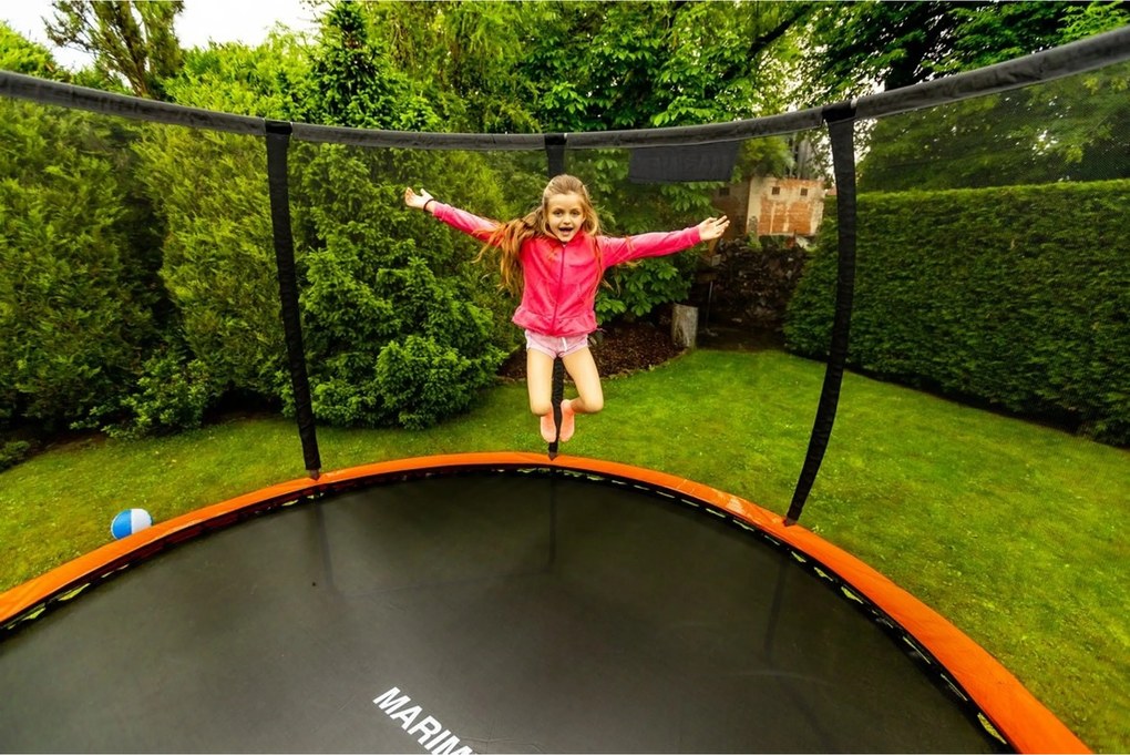 Marimex | Trampolína Marimex Premium 244 cm + vnitřní ochranná síť + schůdky ZDARMA | 19000103