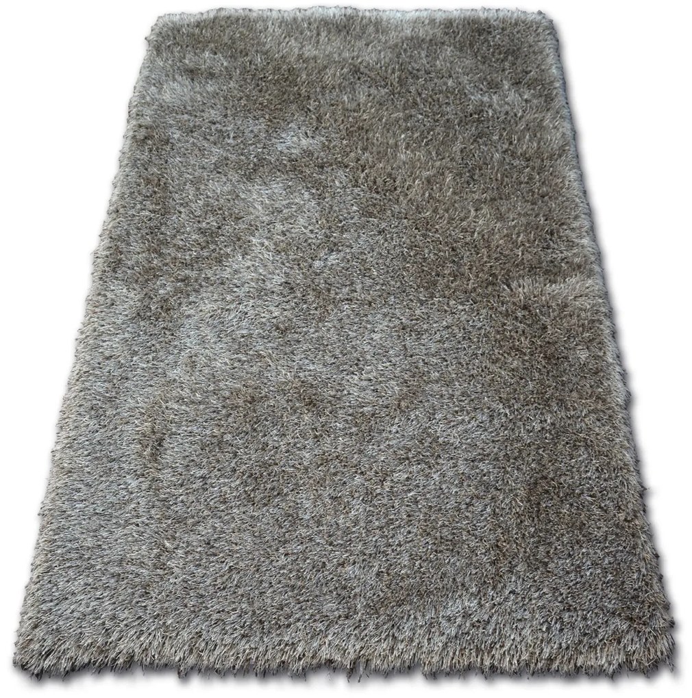 Kusový koberec LOVE SHAGGY světle hnědý 130x190