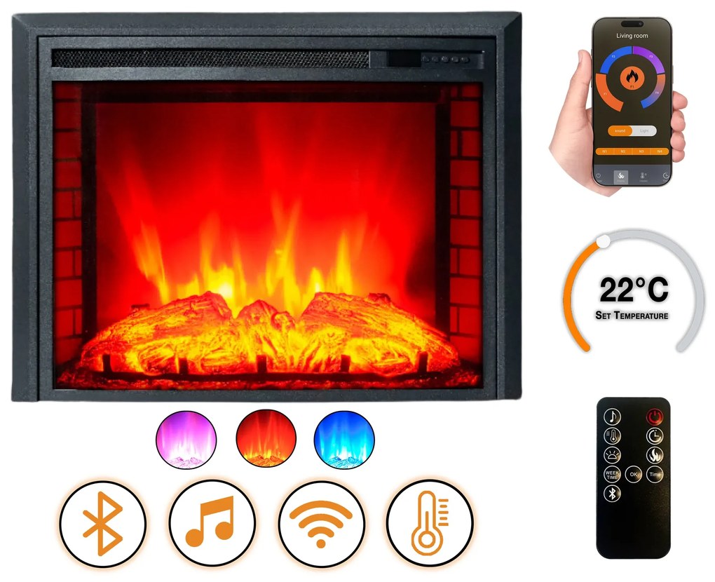 Elektrická krbová vložka DLC Home ElectricFlame 3