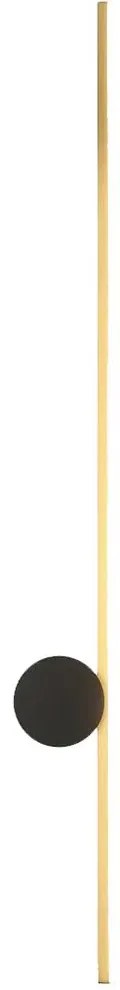Toolight Toolight, LED nástěnné svítidlo 90cm, 18W, 3000K, LHJ062-W, černá-zlatá, OSW-50030