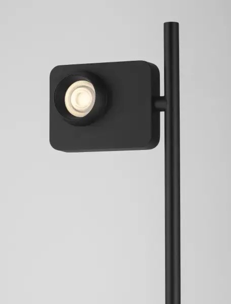 LED stmívatelný černá stojací lampa Kedros