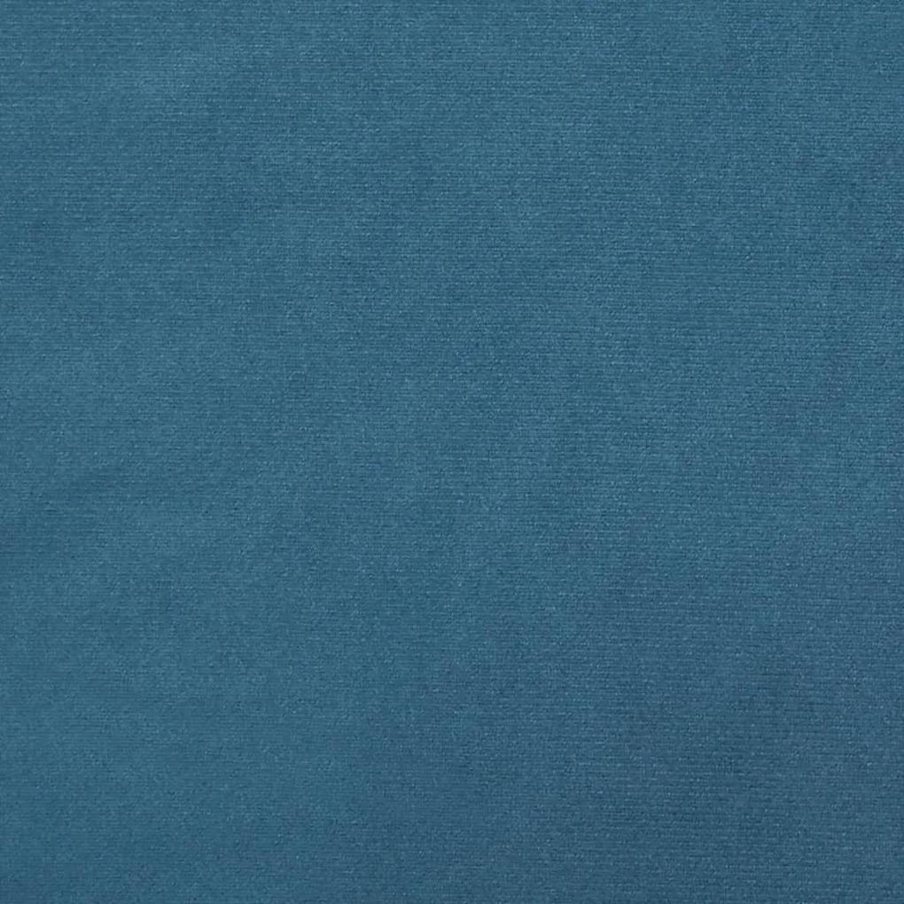 vidaXL Válenda 80 x 200 cm samet [354236] Barva: Modrá