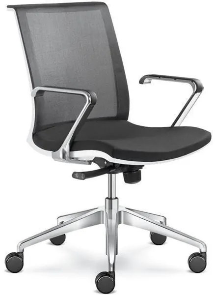 LD SEATING - Kancelářská židle LYRA NET 213-F80 - bílý rám