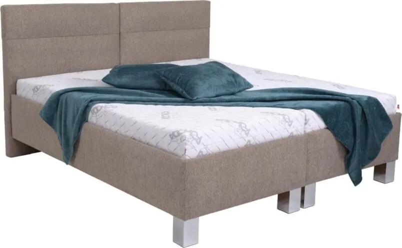 Pohoda Čalouněná postel FABIO s úložným prostorem a volně loženou matrací | Látka: Aragon 79,Šířka matrace: 180 cm