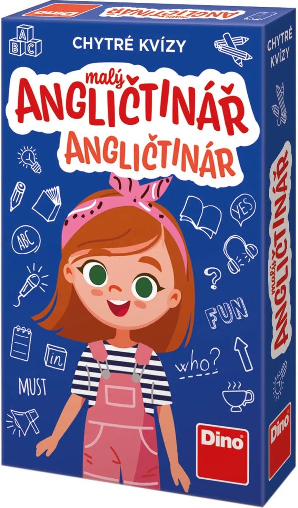 DINO Hra naučná kvízová Chytré kvízy: Malý angličtinář dn613225