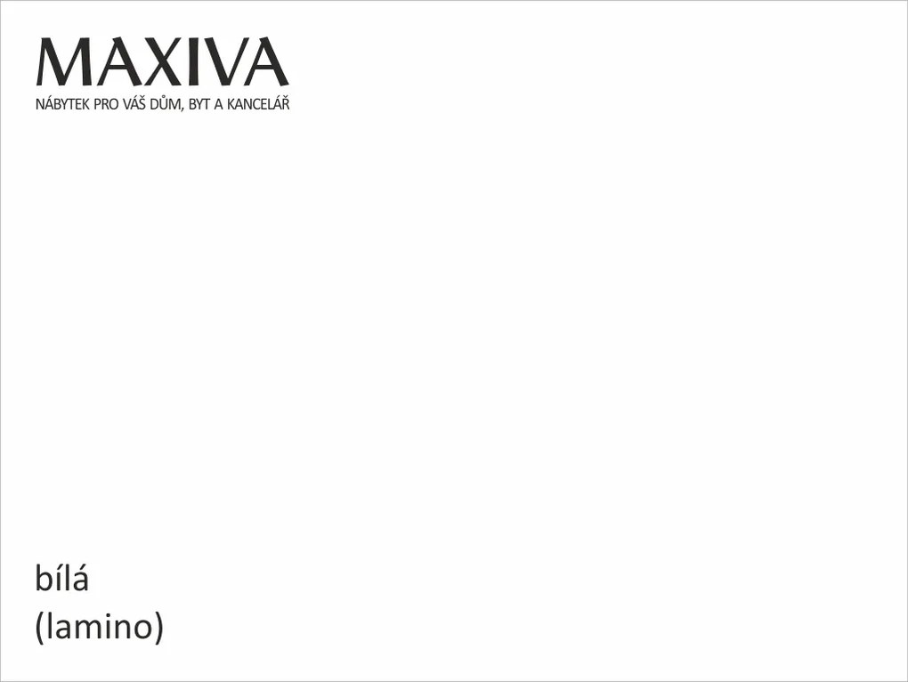 MAXIVA Předsíňová stěna - MONTI, bílá