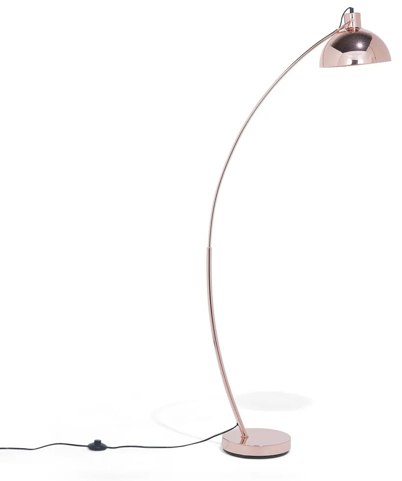 Stojací měděná lampa 155 cm DINTEL