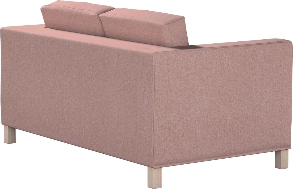 Potah na pohovku IKEA Karlanda 2-místná, krátký barva růžová látka pletený vzor