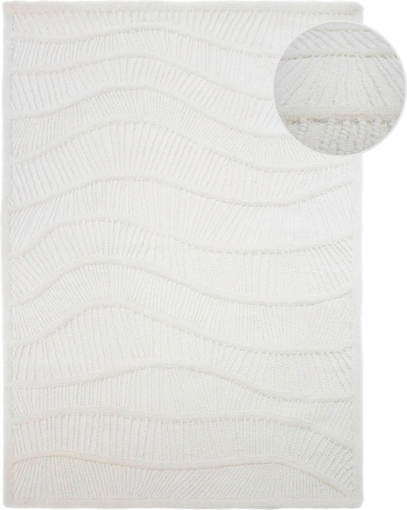 XXXLutz VLNĚNÝ KOBEREC, 160/230 cm bílá Flair Rugs - Online Only koberce & rohožky - 003165049702