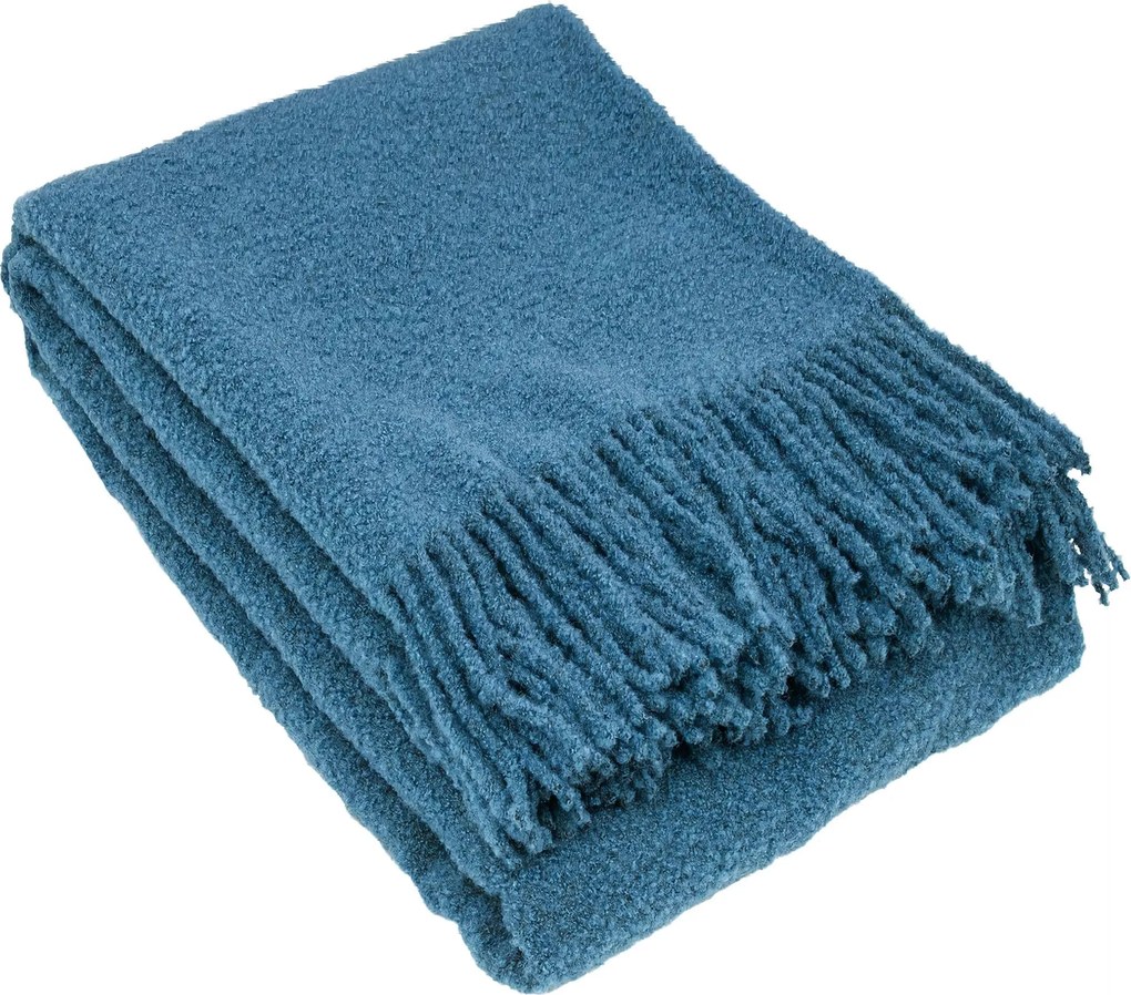 Pléd Boucle 140x200cm blue