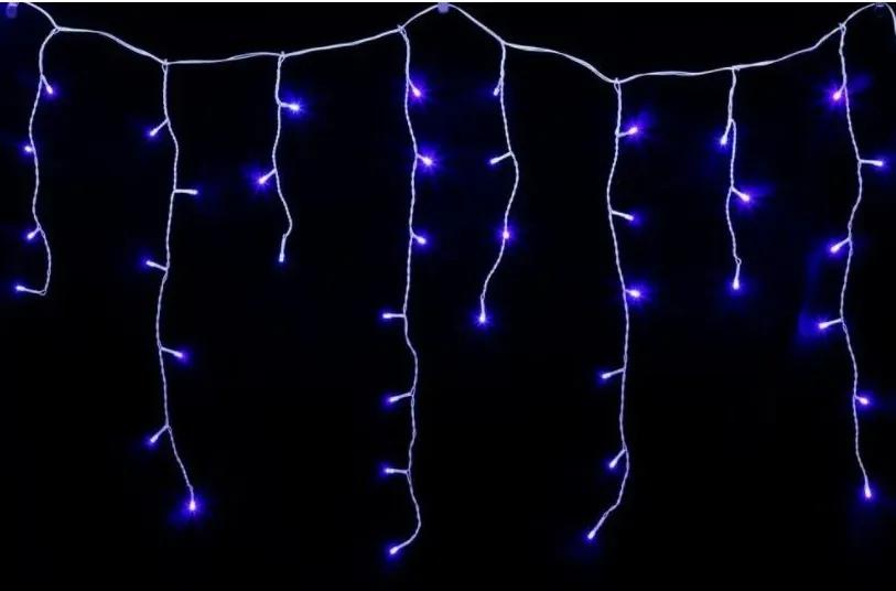 Venkovní LED vánoční závěs - modrá, 10m, 500 LED