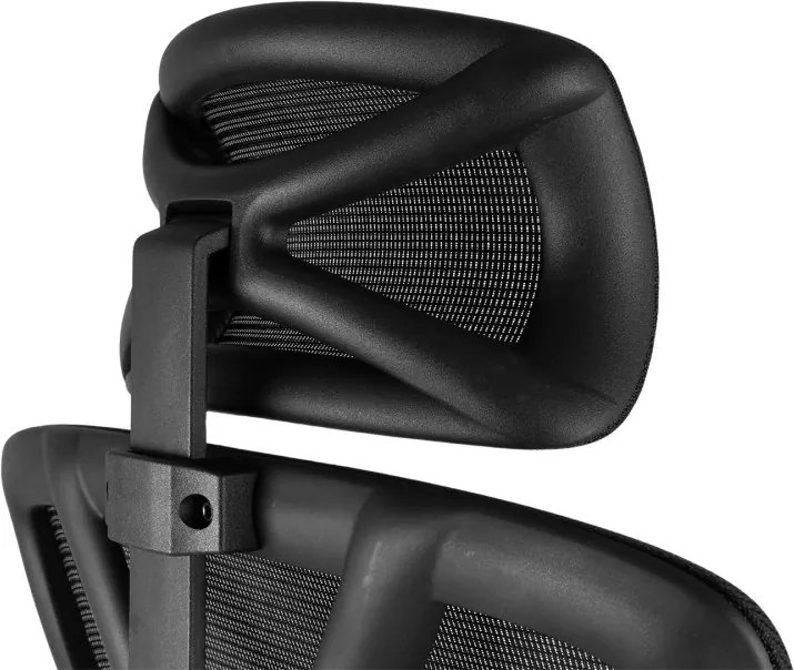 Ergonomická kancelářská židle ERGODO POWERSEAT - černá síťovina / nosnost 150 kg