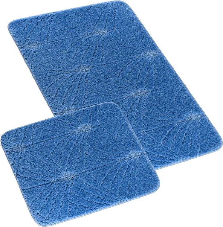 Bellatex SADA BANY 60x100 + 60x50 cm - bez výkroje Modrá 60x100 cm 60x50 cm (SADA)