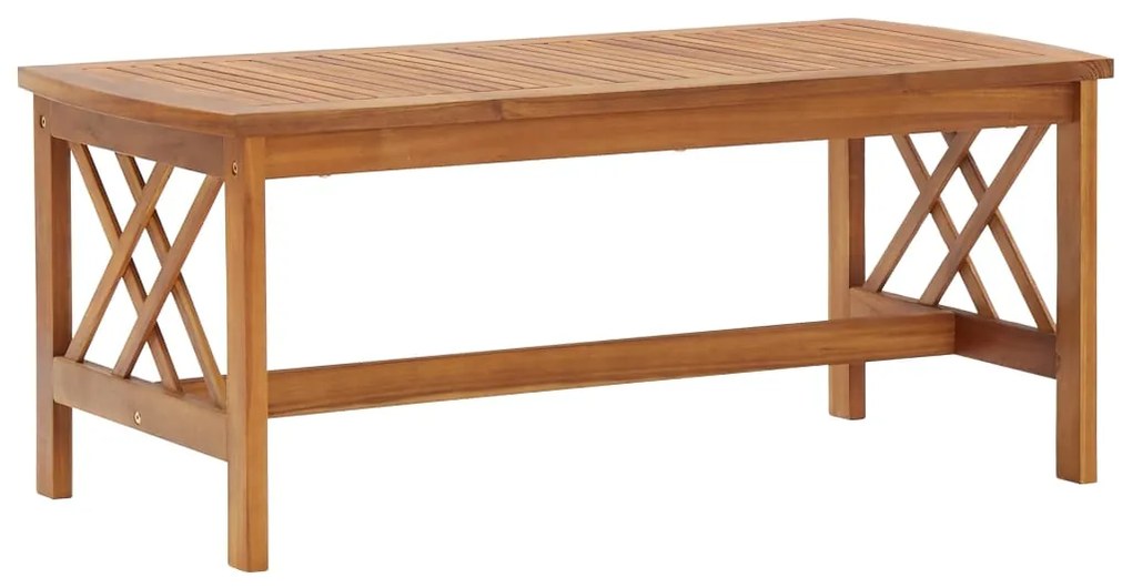 Konferenční stolek 102 x 50 x 43 cm masivní akáciové dřevo 310265