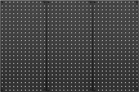 Kovové děrované panely 3 panely 61 × 30,5 cm nástěnný organizér pro garážové nářadí