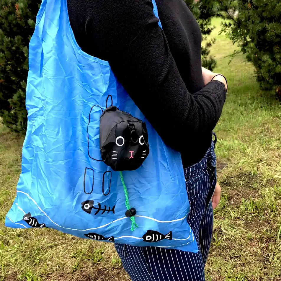 GFT Skládací nákupní taška - kočka - AKCE! | BIANO