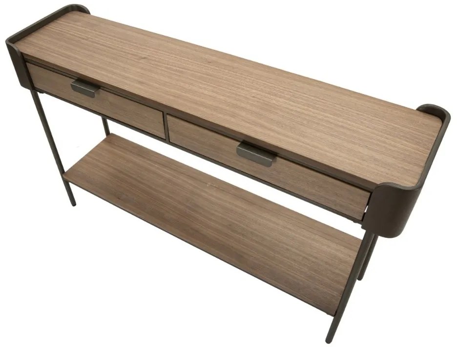 Designová konzole Ekewaka 120 cm hnědá