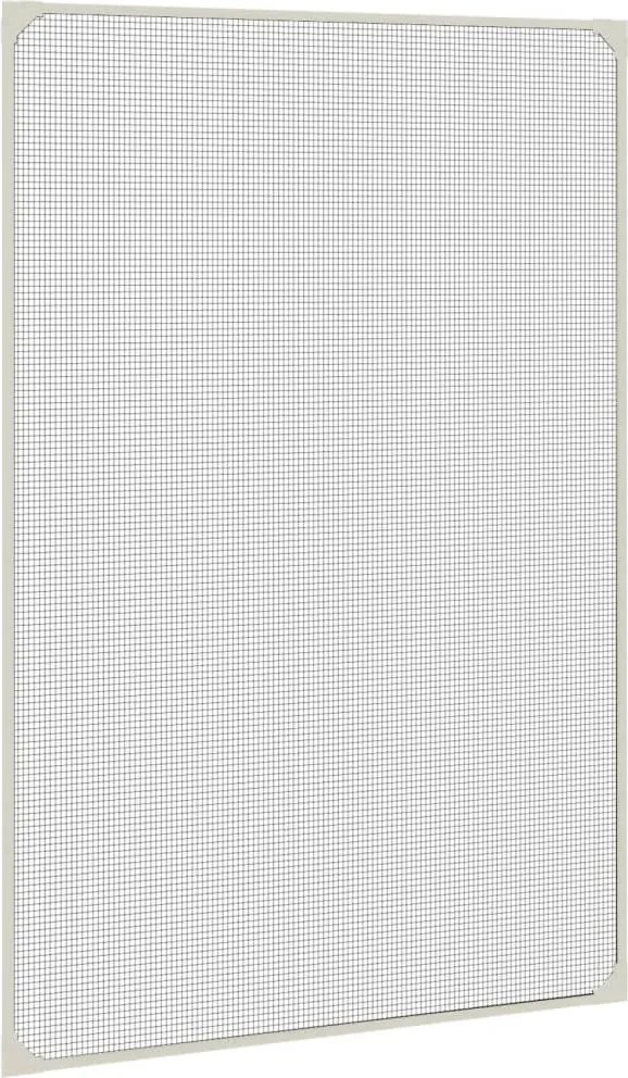 Magnetická okenní síť proti hmyzu bílá 80 x 120 cm 153849