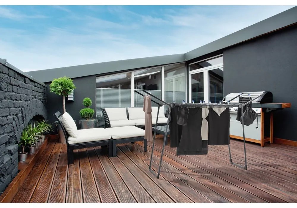 Sušák na prádlo PEGASUS Slim Black – LEIFHEIT