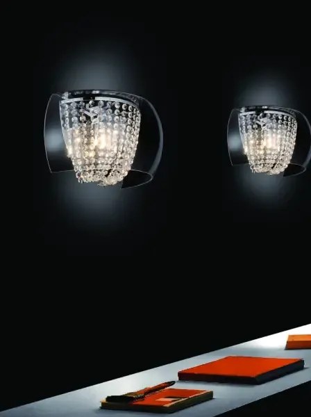 Luxusní nástěnné svítidlo Lexus čirá