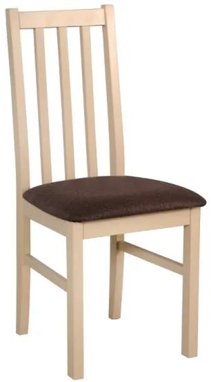 Drewmix Jídelní židle BOS 10 - doprava zdarma dřevo kaštan, potahový materiál látka