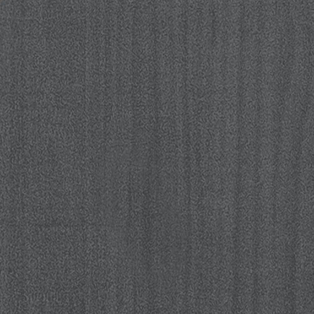 vidaXL Rám postele masivní borovice 90 x 200 cm [3104205] Barva: Černá