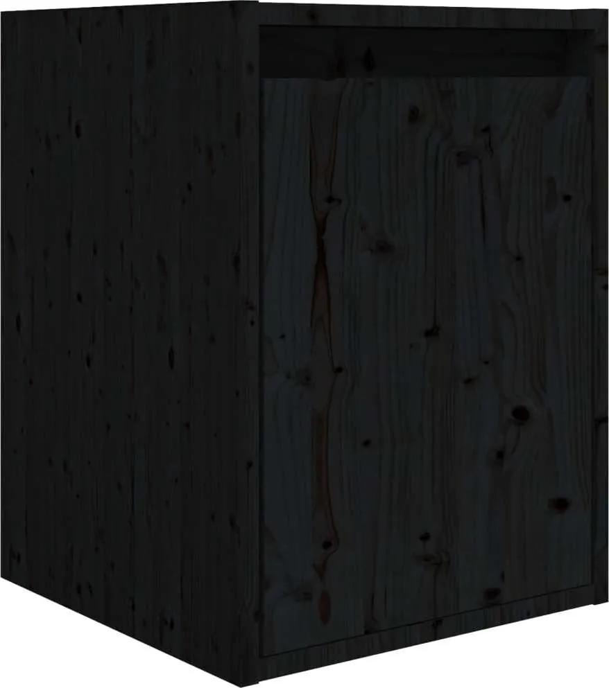 vidaXL TV skříňky 3 ks masivní borové dřevo [3100178] Barva: Bílá