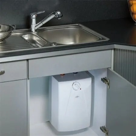 CLAGE S 5-U + BDP zásobníkový ohřívač pro spodní montáž s armaturou BDP, 5 l, 4100-42057