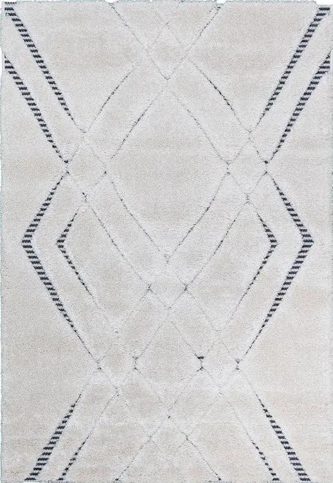 Vopi | Kusový koberec Rangpur 65227 969 krémovo-černý - 120 x 170 cm