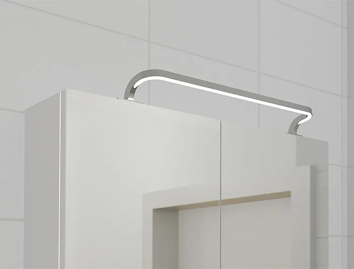 BPS-koupelny LED osvětlení zrcadla Mira LED 40 B 12V, černá
