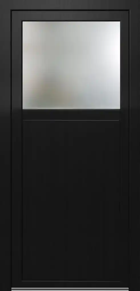 Solid Elements Vedlejší vchodové dveře Easy, 80 L, rozměr vč. zárubně: 880  × 1980 mm, plast, levé, antracit, prosklené | BIANO