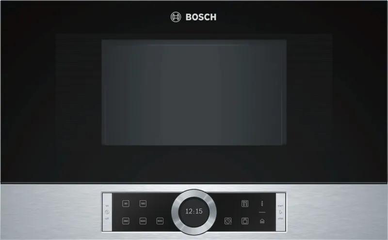 Bosch BFL634GS1 vestavná mikrovlnná trouba, levý závěs