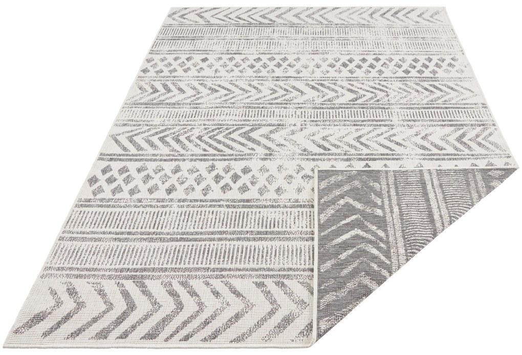 Hanse Home, Kusový koberec Twin Supreme 103862 Biri Grey/Cream – na ven i na doma, 80x150, šedá, chodba / předsíň