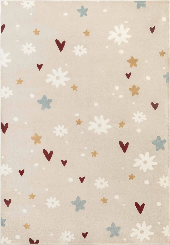 Hanse Home, Dětský koberec Adventures 106423 Beige Multicolor, 160x235, vícebarevná, dětský pokoj