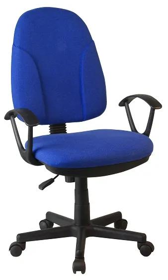 Kancelářská židle v modré látce TK2056