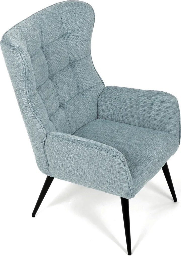 Relaxační křeslo ušák WIPPY - zelená látka