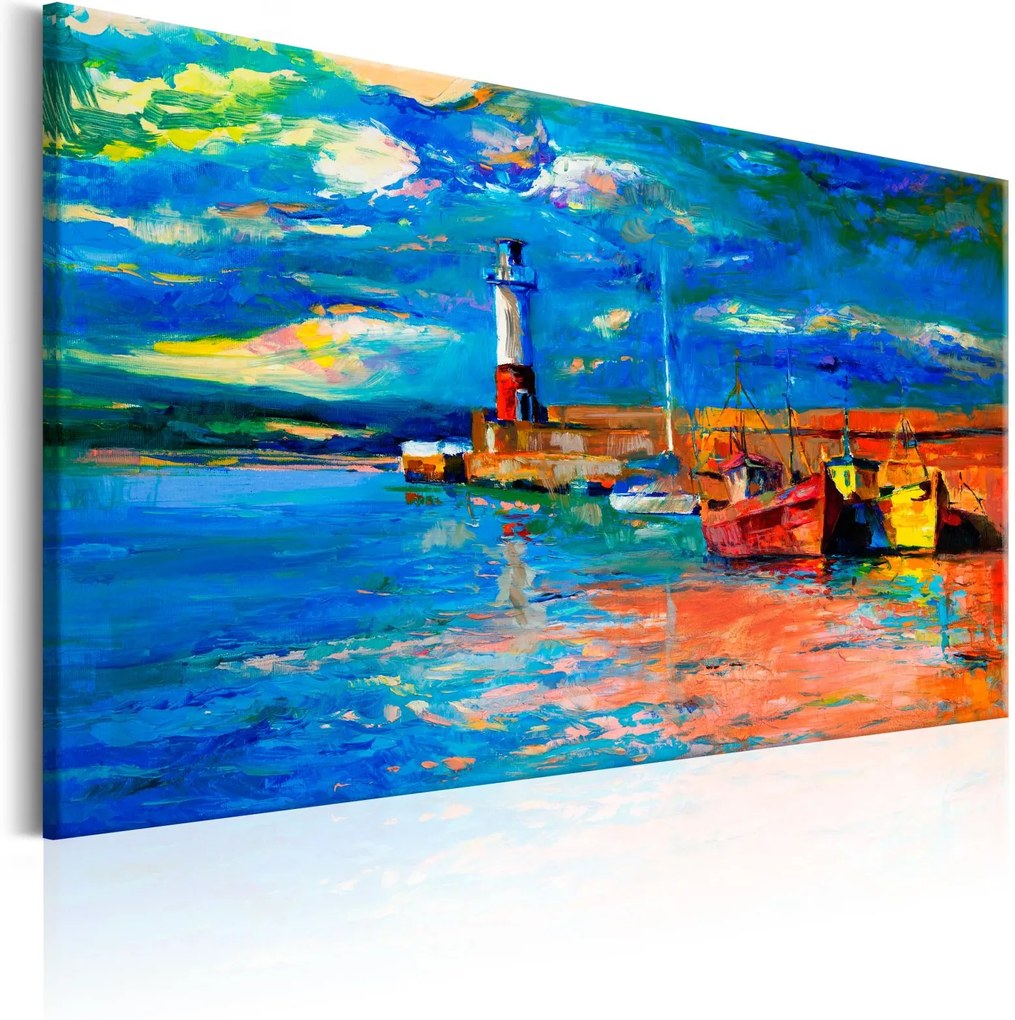 Obraz - Seaside Landscape: The Lighthouse 120x80