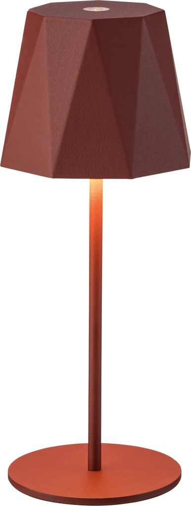 Livarno Home Aku stolní LED lampa (červená)