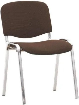 Židle, chrom + hnědá, ISO